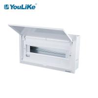 China ABS Cover Flush Mount Distribution Box , 18 Way Switchboard With Opaque Window for sale
