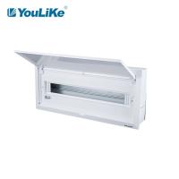 China Flush Mounted Dustproof 24 Way Mcb Box Indoor With Movable Door for sale