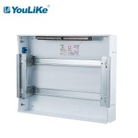 China 42 Way Two Phase Plastic MCB Box , Surface Mounted Switchboard With Opaque Window for sale