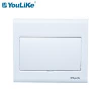 China Indoor Flush Mounting 10 Way MCB Box Portable With Opaque Window for sale