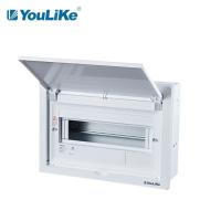 China 12 Way Electrical  DB Box Metal Base Power Distribution Box For MCB for sale