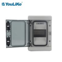 China IP65 Waterproof 4 Way Junction Box , 4 Pole MCB Enclosure Box Outdoor for sale