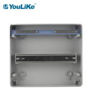 China 12 ways IP65 Waterproof and Dustproof Distribution Box MCB BOX ABS PC Material for sale