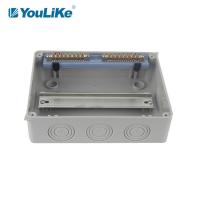 China IP65 Surface Mounted Power Distribution Junction Box , 8 Way MCB Box Plastic for sale