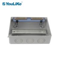 China Indoor And Outrdoor Waterproof MCB Box 8 Way Plastic With Din Rail for sale