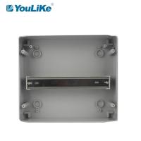 China Waterproof Plastic Electrical Outdoor Breaker Box Wall Mounting With 12 Way for sale