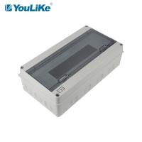 China Anti Deformation External Waterproof MCB Box 18 Way Plastic for sale