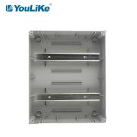 China IP65 Outdoor Plastic MCB Box 24 Way Power Distribution Transparent Door for sale