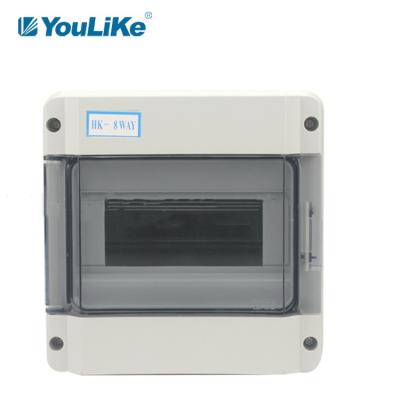 China 8 Way MCB Outdoor Junction Box Waterproof IP65 For Circuit Breaker for sale