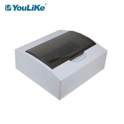 China ABS Plastic Flush Mount Electrical Box , 8 Way DB Box With Transparent Window for sale
