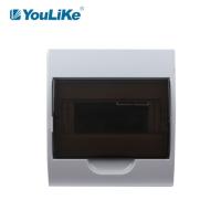 China ABS Plastic Flush Mount Electrical Box , 8 Way DB Box With Transparent Window for sale