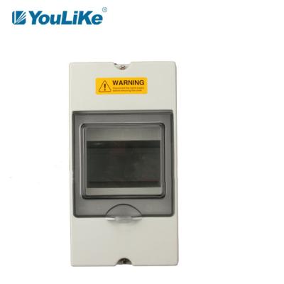 China Wall Mount Outdoor MCB Distribution Board 4 Way IP65 Waterproof for sale
