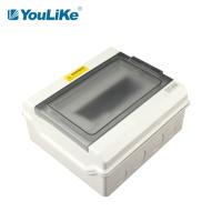 China IP65 9 Way Waterproof MCB Box , Outdoor Electrical Junction Box With Transparent Window for sale