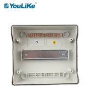 China IP65 9 Way Waterproof MCB Box , Outdoor Electrical Junction Box With Transparent Window for sale