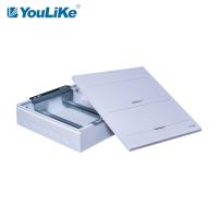 China ABS PC Plastic Flush Metal Bottom Mcb Distribution Box 32 Way for sale