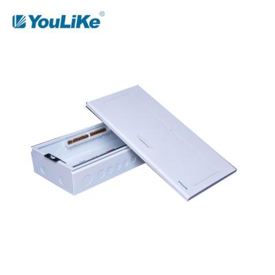 China White Door Pvc Mcb Box Outdoor Plastic 21 Modules Power Distribution Box for sale