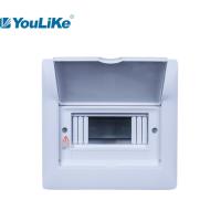 China Steel 7 Way Recessed Mounted Electrical Panel Distribution Board White Powder Coated for sale