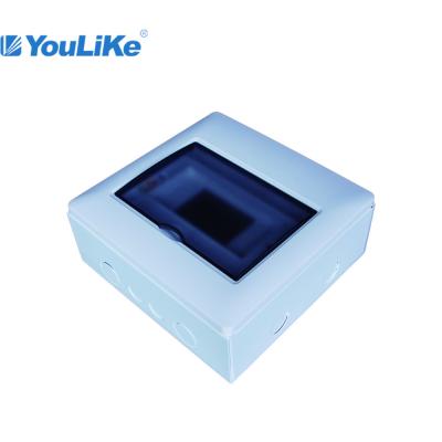 China Plastic Electrical Mcb Consumer Unit Distribution Box 7 Way Surface Mounted for sale