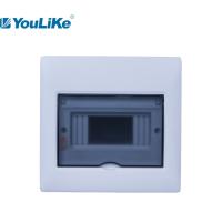 China Plastic Electrical Mcb Consumer Unit Distribution Box 7 Way Surface Mounted for sale