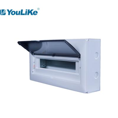 China Electrical Consumer Unit Electrical Power Distribution Box IP40 18 Way Indoor for sale