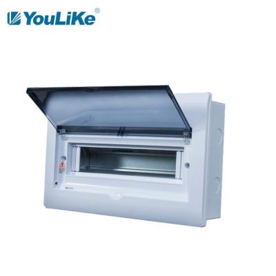 China Plastic Consumer Unit 13 Way Distribution Panel Box Electrical Mcb Board for sale