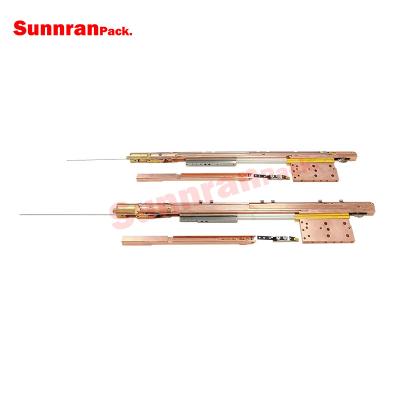 China Welding Spare Parts Red Copper Low Welding Arm For Tin Can Welding Machine for sale