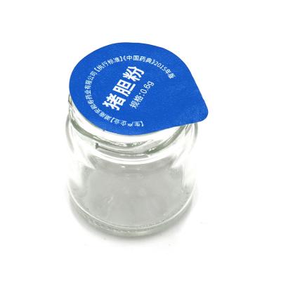 China 117mm 12oz 16oz Embossing Yogurt Lid Heat Seal Lacquer for sale
