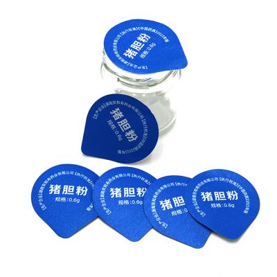 China Heat Sealing Yogurt Cup Lid 99mm Ps Lacquer 81mm Dia Custom Logo for sale