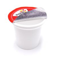China 330ml Frozen Plastic Yogurt Cup 32oz With Aluminum Foil Lid Single Wall for sale