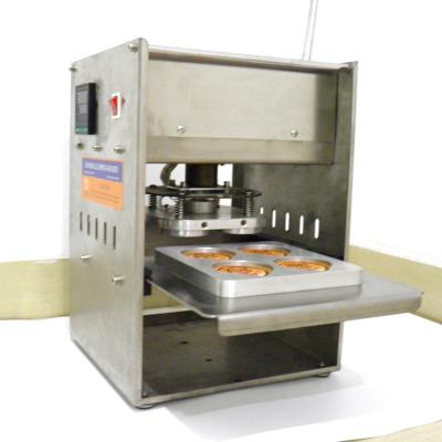 China Yoghurt Cup SS201 Foil Lid Sealing Machine Custom Tray Lidding Machine Anti Corrosion for sale