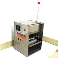 China OEM Boba Yogurt Cup Lid Sealing Machine 1000pcs/ Hour Steel SS201 for sale