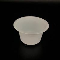 China 3oz 5oz 140g Plastic White Disposable Cup Ice Cream Food Grade Antiwear for sale