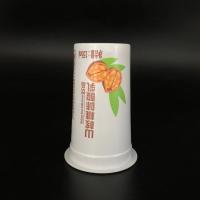 China 155ml Frozen yogurt cups plastic cups with aluminum foil lids for sale