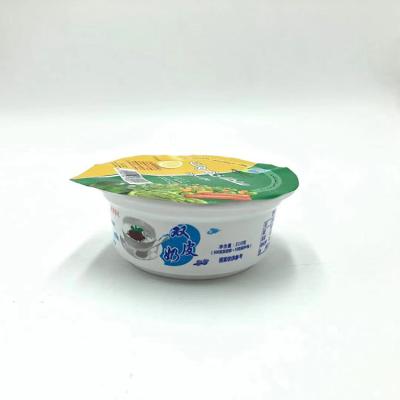 China Eco Friendly 8 Oz Frozen Yogurt Cups Pre cut Lid Crack Resistance for sale