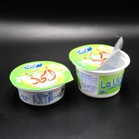 China PP Round Yogurt Foil Lid Eco Friendly Recyclable Adhesives For Coffee Water Cups for sale