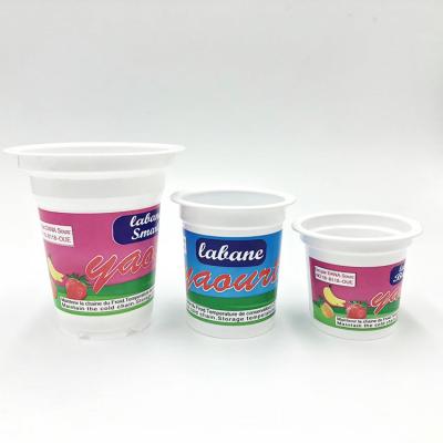 China Custom Printing Pp Yogurt Cup Jelly 125ml With Lids Pot for sale