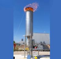 China Fully Automated Biogas Flare Stainless Steel Digester Flare Anaerobic Treatment for sale