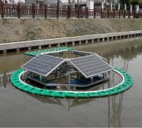 China Destratification Solar Water Aerator Customized Solar Powered Aerator For Ponds for sale