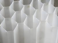 China Hexagonal Honeycomb Inclined Tube Packing Filler Water Treatment Consumables for sale