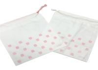 China Biodegradable Bag Reusable Drawstring Plastic Bags Small Plastic Packaging Custom Printing Clothes Sleeve Packaging Bag for sale