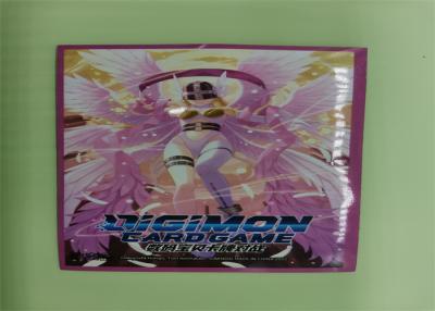 China OPP VMPET CPP Material Custom Card Sleeves Gravure Printing Size 66X91mm for sale