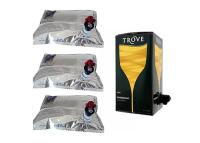China BIB Valve Inner Box Liquid Packaging Bags Explosion Proof Compressed Aseptic for sale