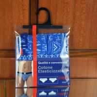 China Garment  Laminated Zip Plastic Poly Bag with Hanger Custom Printed for sale