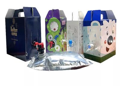 China Transparent 22L 25L 50L Aluminum Aseptic Bag In Box With Spigot For Liquid Beverage for sale