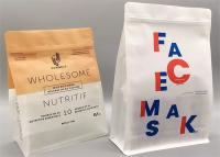 China Square Block 8 Sides Sealing Foil Ziplock Bags Fully Compostable for sale