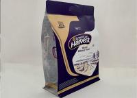 China Eco Friendly 5kg Wheat Flour Flat Bottom Pouches With Zipper / Hang Hole for sale