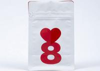 China Eight Side Seal Aluminum Foil Ziplock Bags Flat Bottom For Biscuit Cashews Snacks for sale