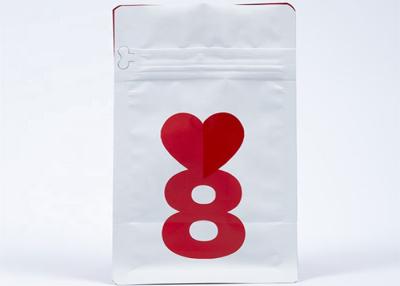 China Eight Side Seal Aluminum Foil Ziplock Bags Flat Bottom For Biscuit Cashews Snacks for sale