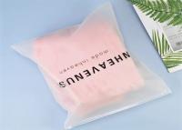 China EVA Slider Zip Lock Plastic Bags , Matte Frosted Garment Packing Bags for sale