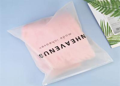China EVA Slider Zip Lock Plastic Bags , Matte Frosted Garment Packing Bags for sale